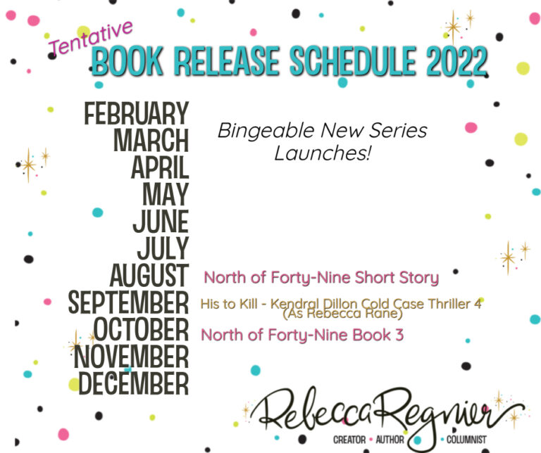 First Look 2022 Book Release Calendar - Rebecca Regnier